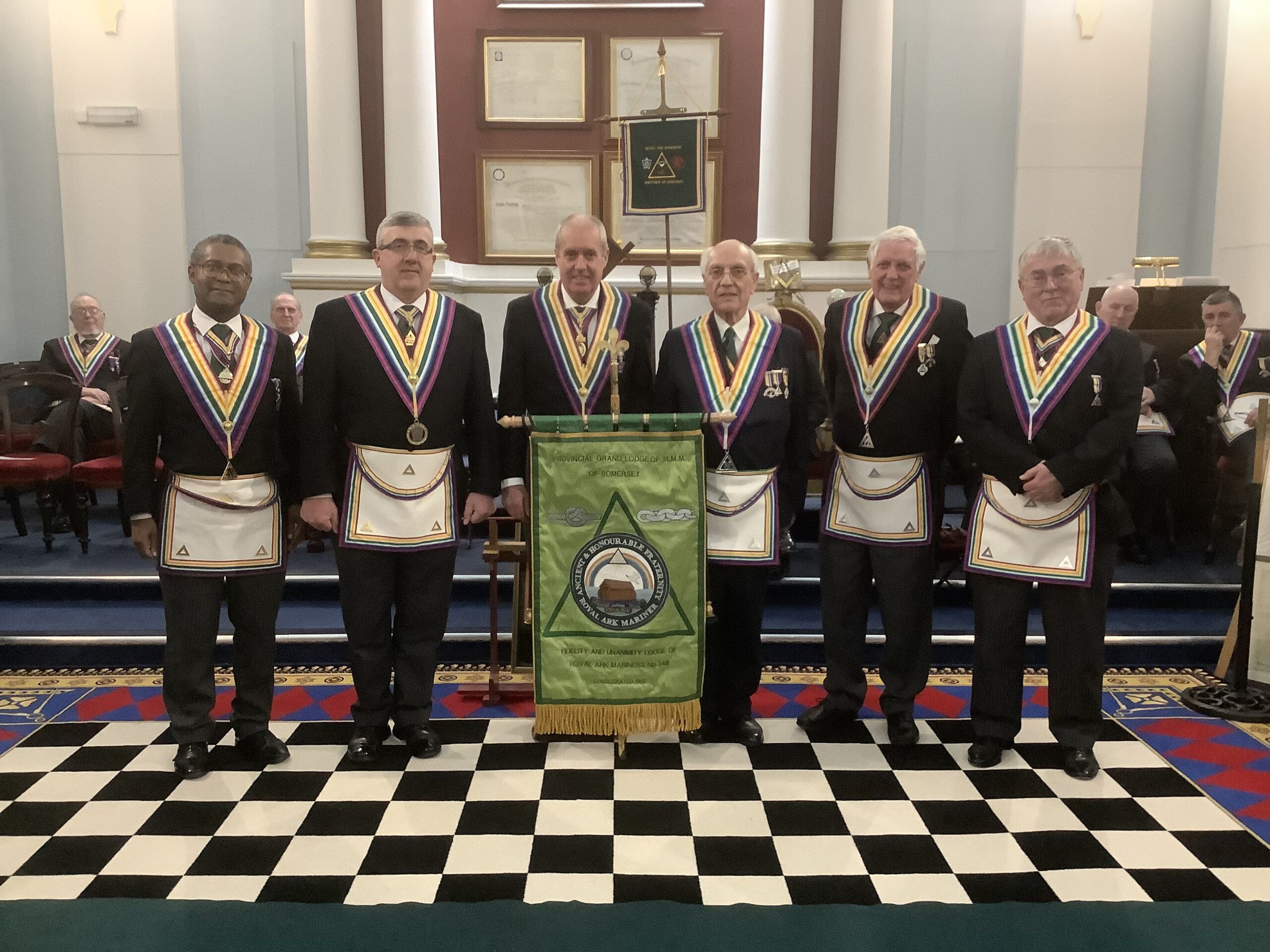 348 RAM has a Banner! – Somerset Mark Masons