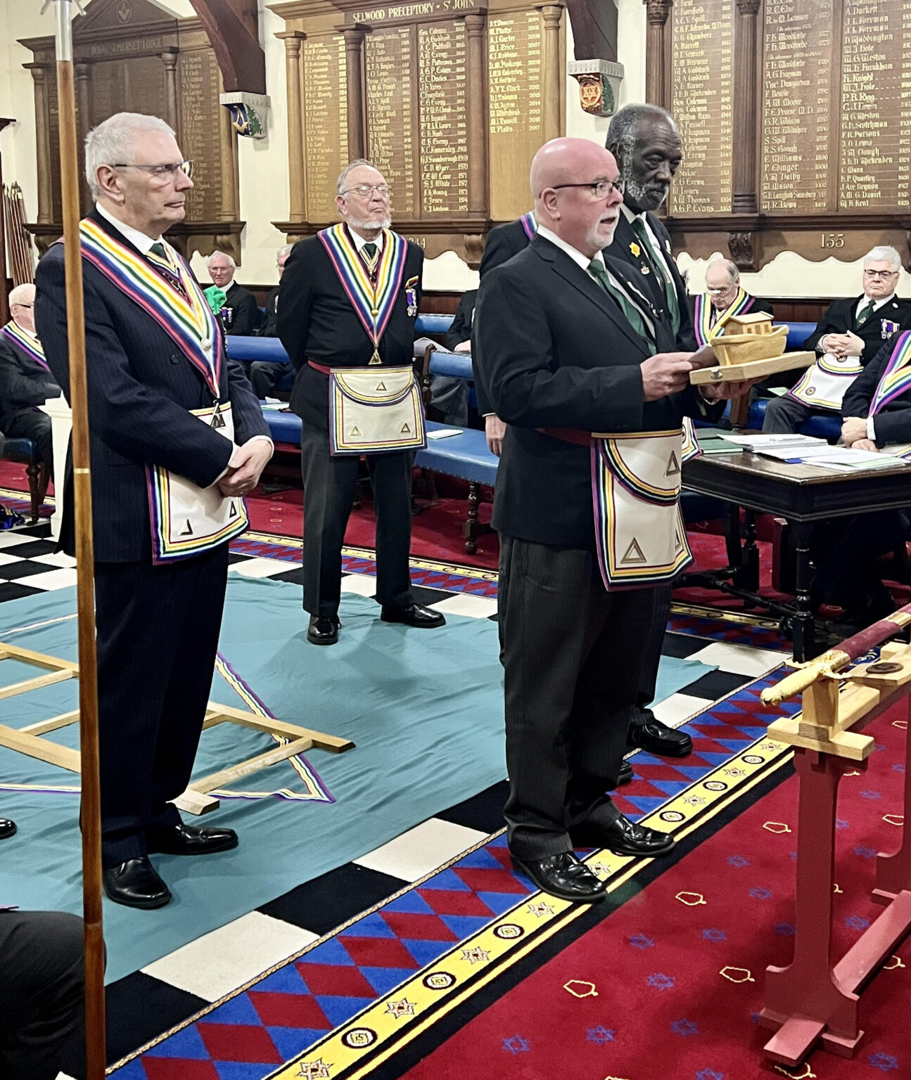 Portal Lodge of Royal Ark Mariners receives the Provincial Team and the ...