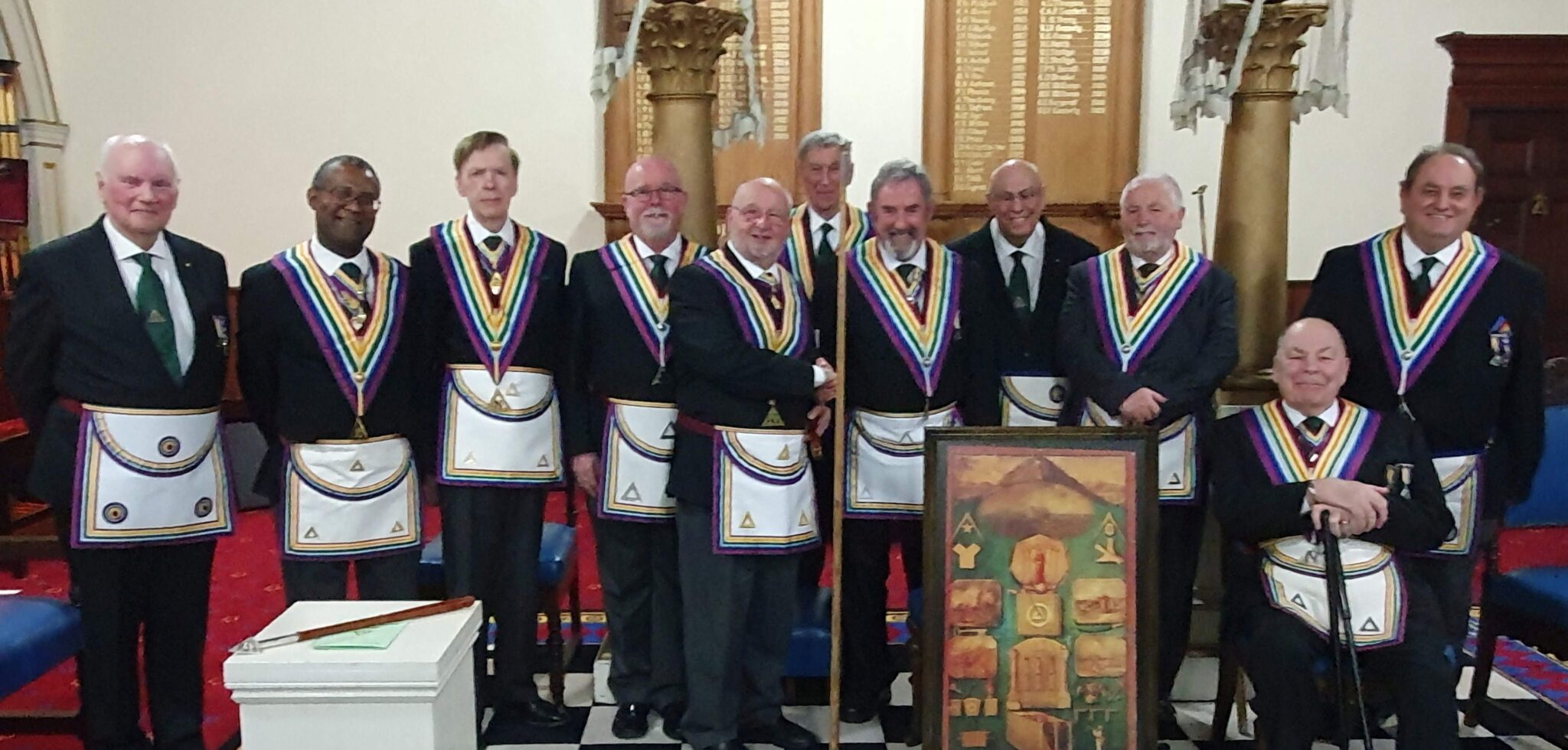 RAM Tracing Board presented at Portal R.A.M – Somerset Mark Masons