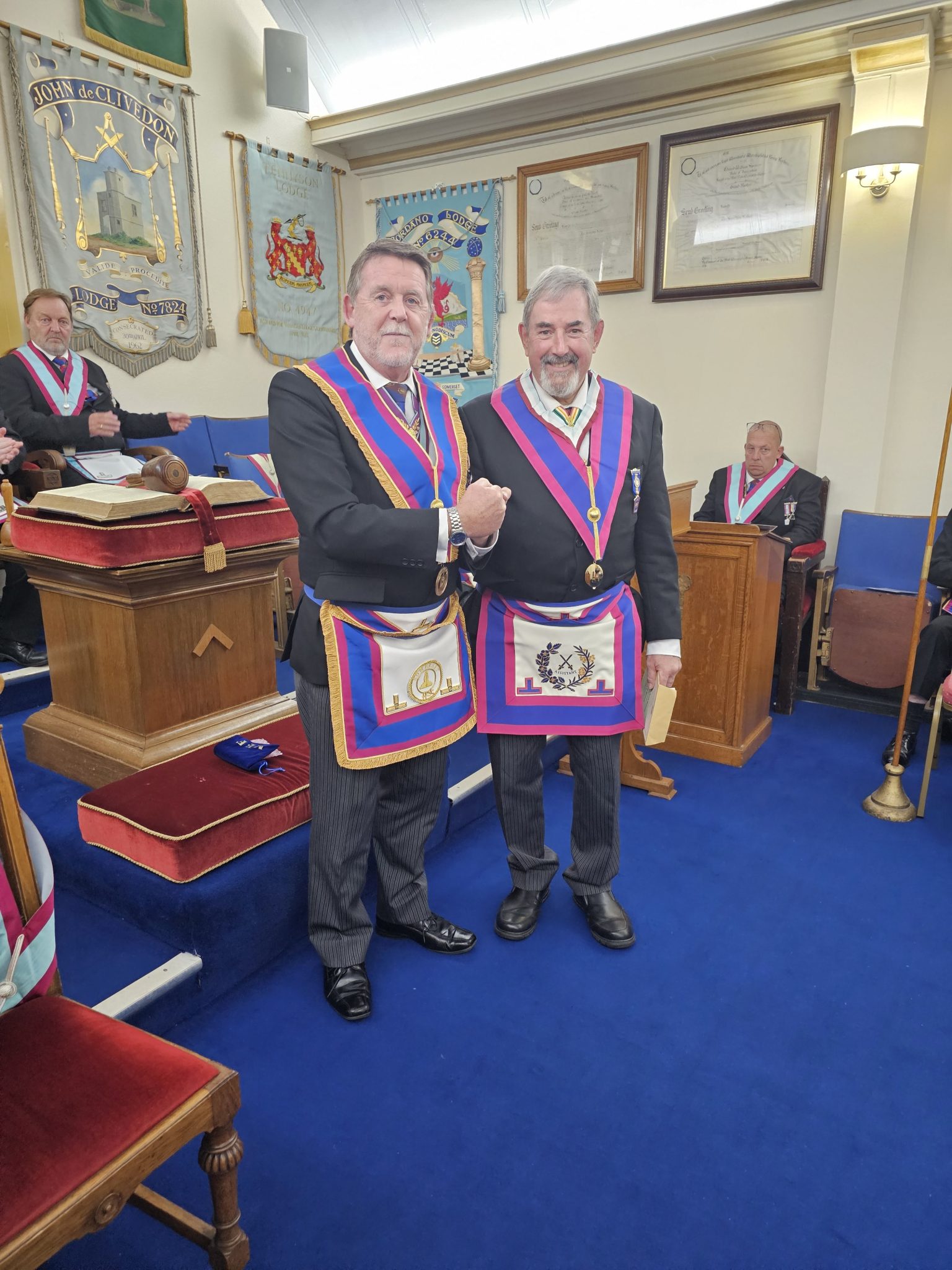 Hallam Lodge – September 2025 – Welcome Colin – Somerset Mark Masons