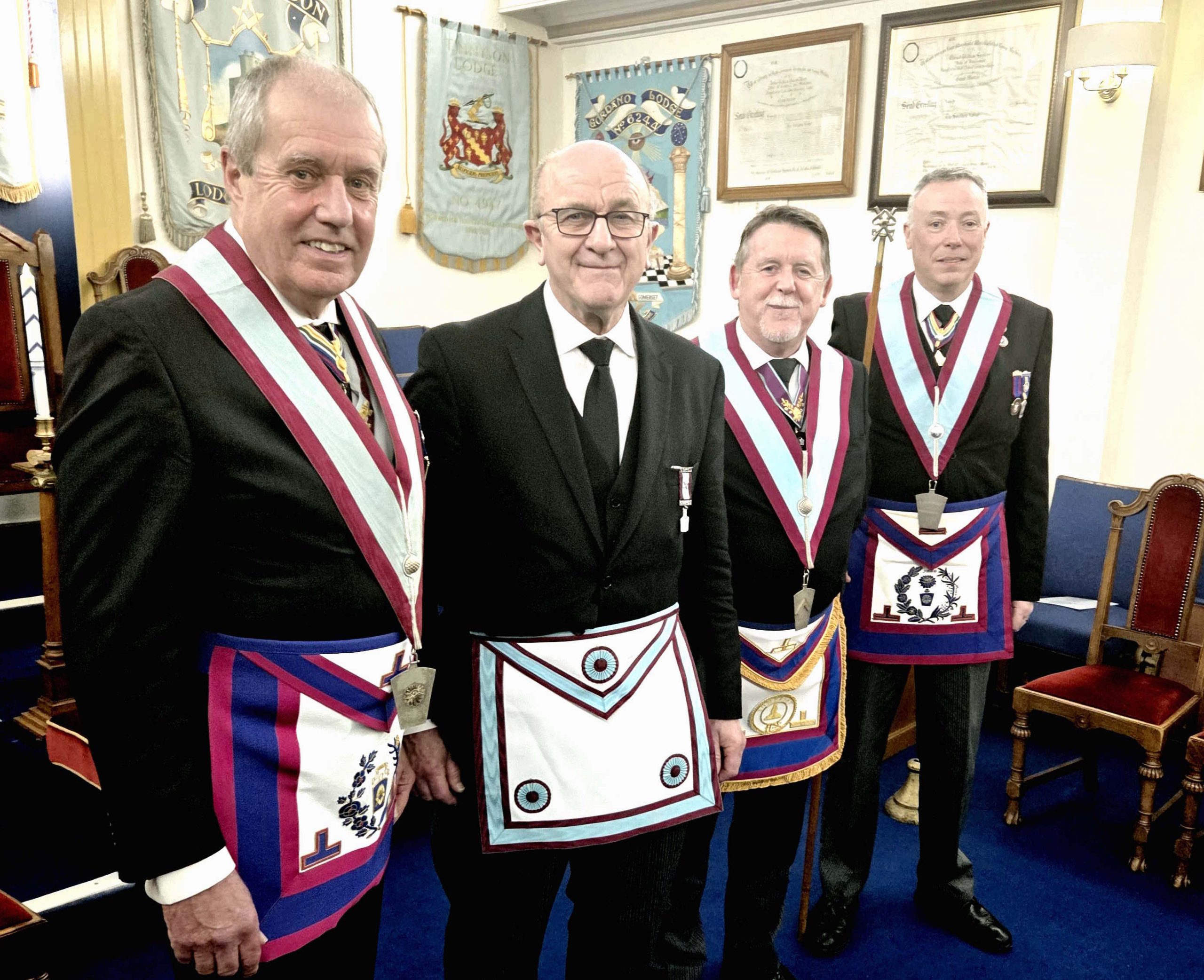 A Candidate at Eldon Mark makes the night! – Somerset Mark Masons