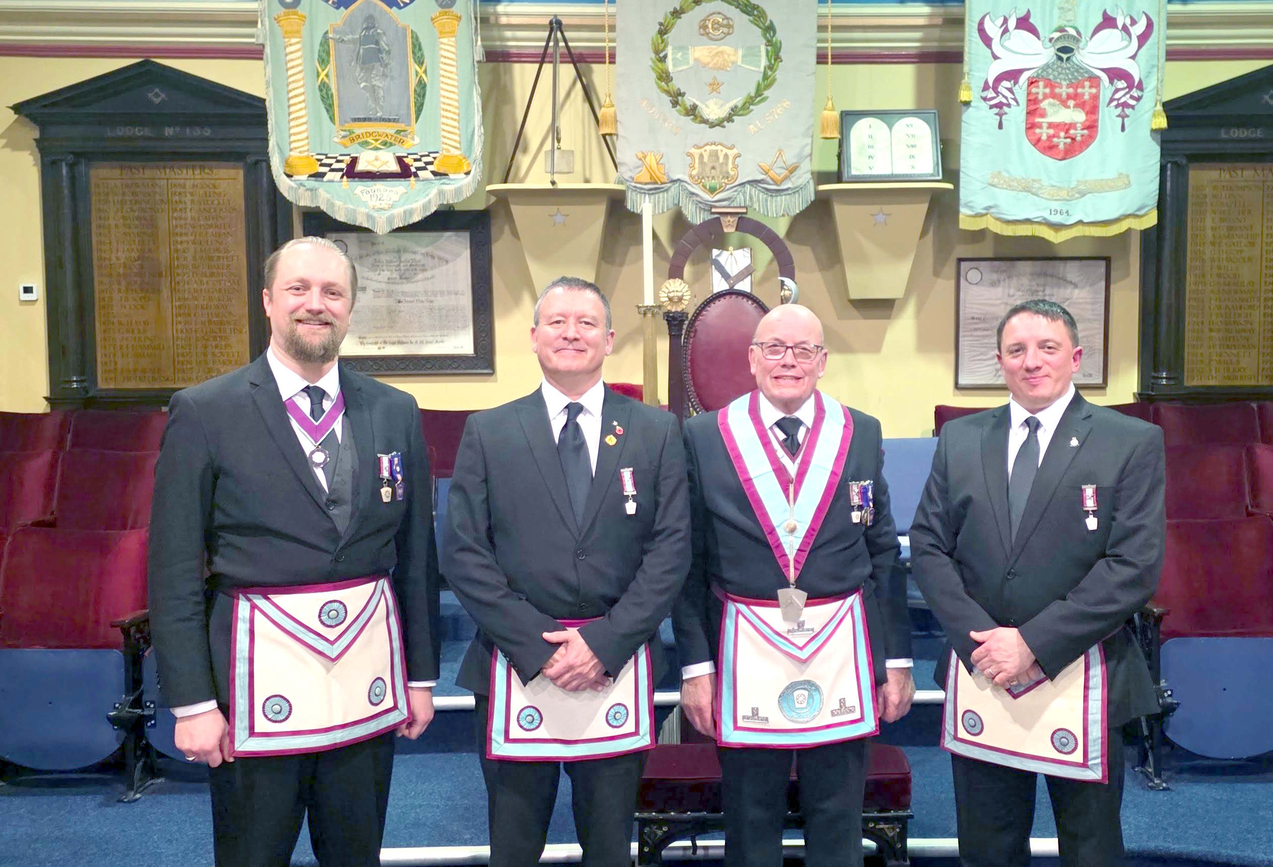 A busy year for the Master at Quantock Mark No. 749 – Somerset Mark Masons